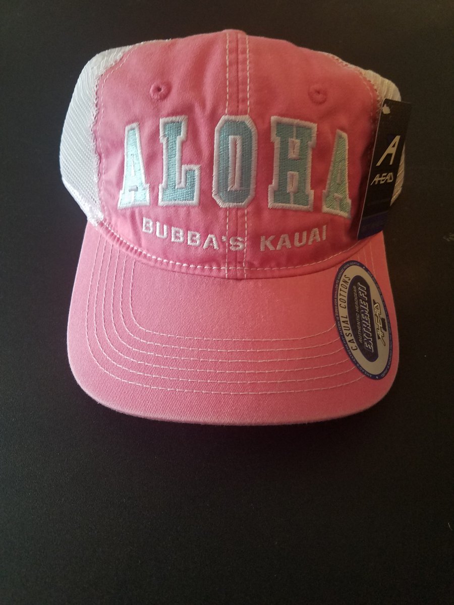 Frosted pink Mesh Aloha Hat | BubbaMerch