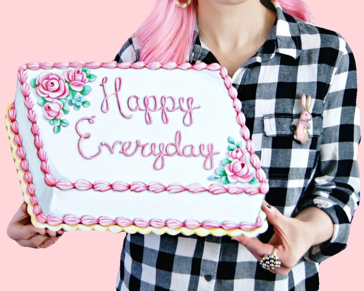 Happy Everyday sheet cake plaque | Everyday is a Holiday