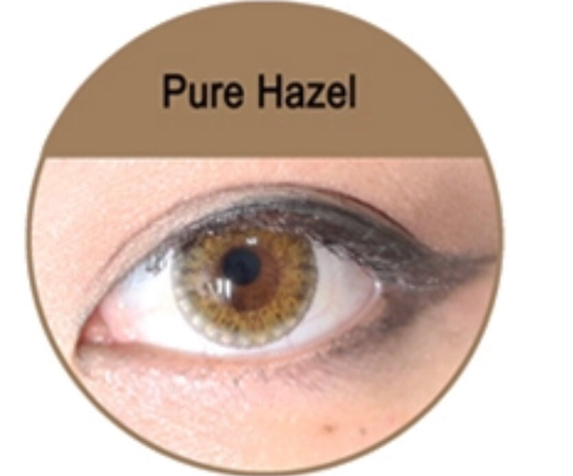 “PURE HAZEL” Contact lens | Nickea’s beauty creations