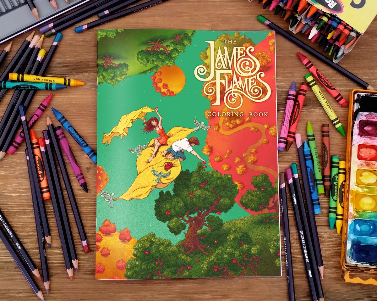 The James Flames Coloring Book | JAMES FLAMES - Prints, Posters ...