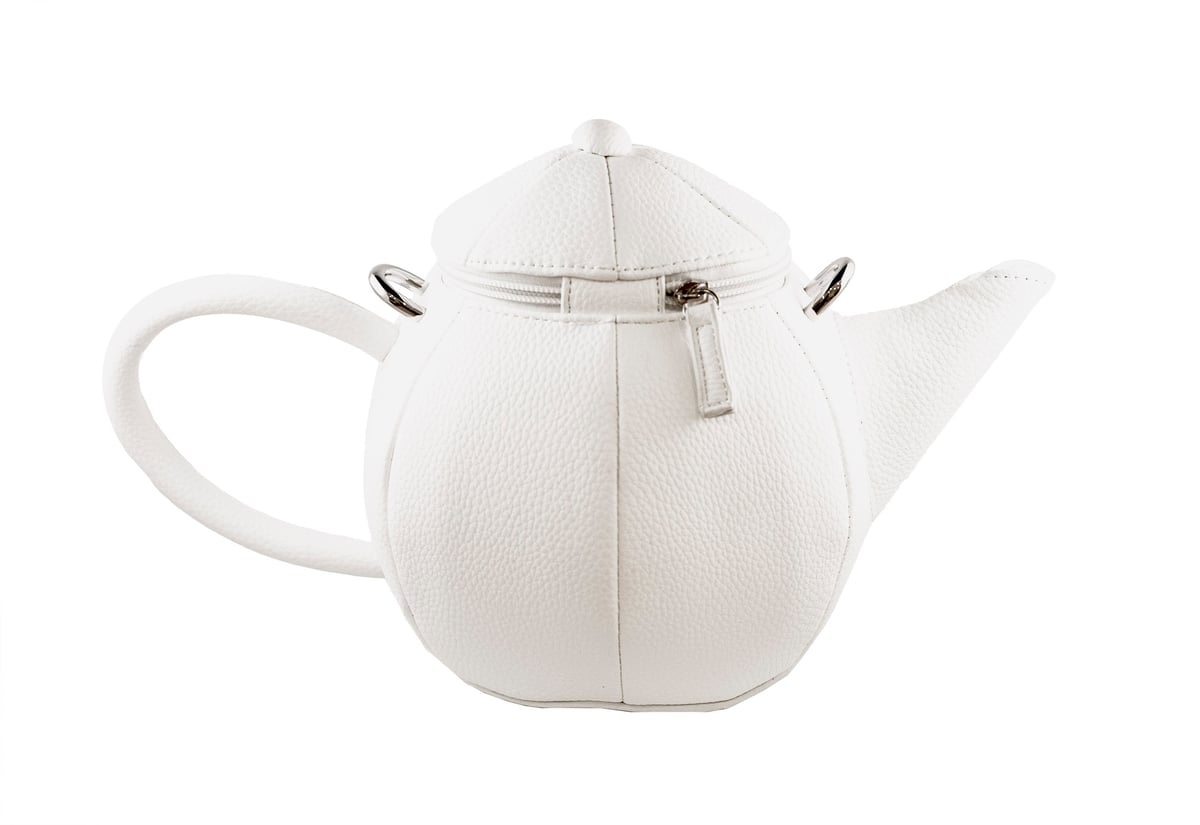 Round Teapot w/Long Strap or Chain (2 colors) | akori
