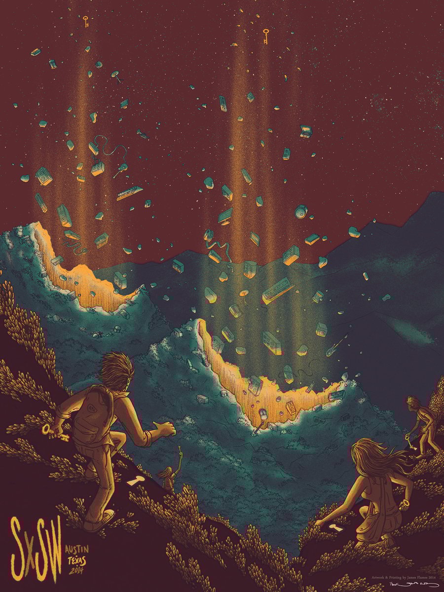 SXSW 2014 | JAMES FLAMES - Prints, Posters & Illustration