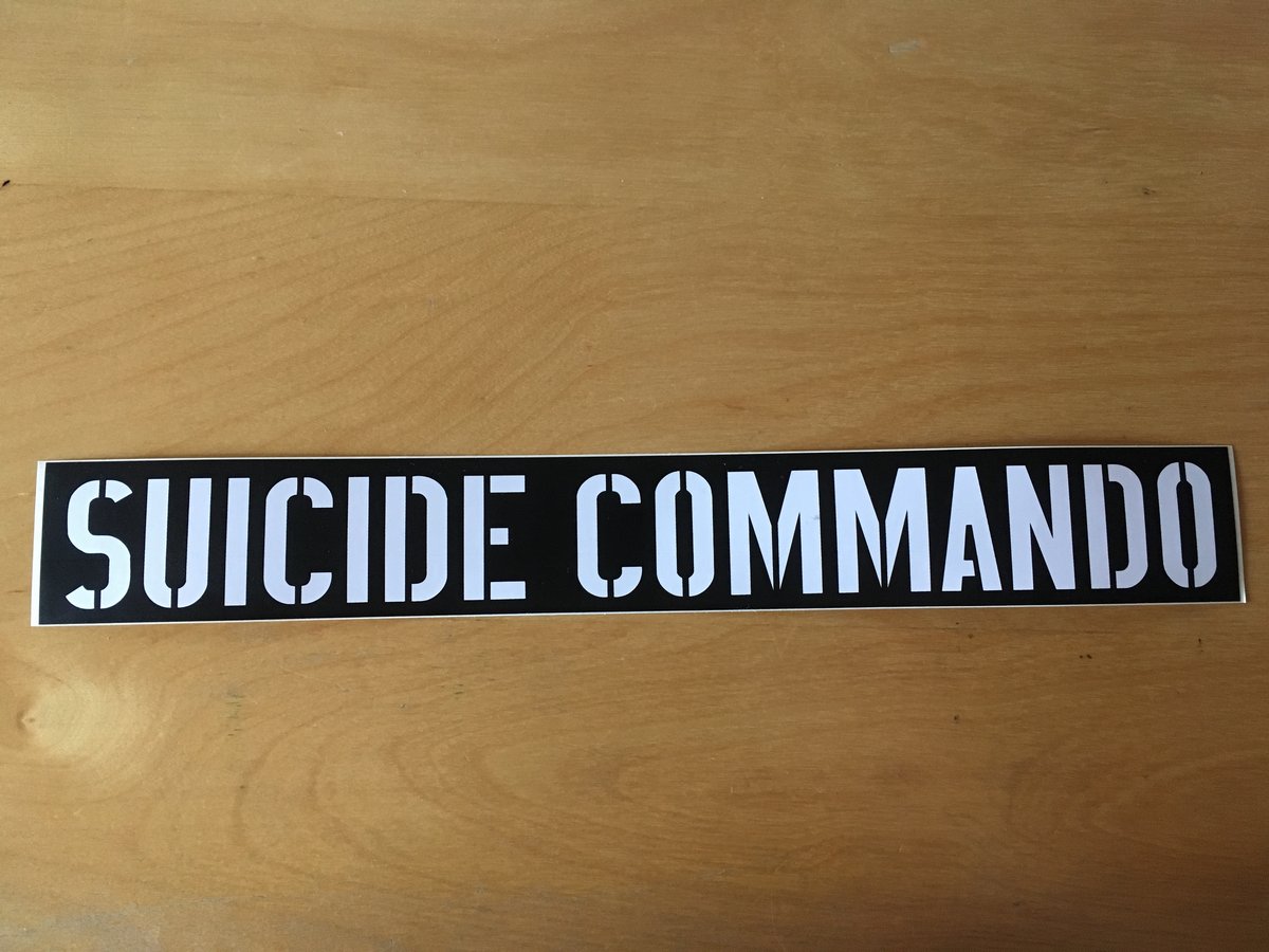 SUICIDE COMMANDO Sticker Large / suicide commando
