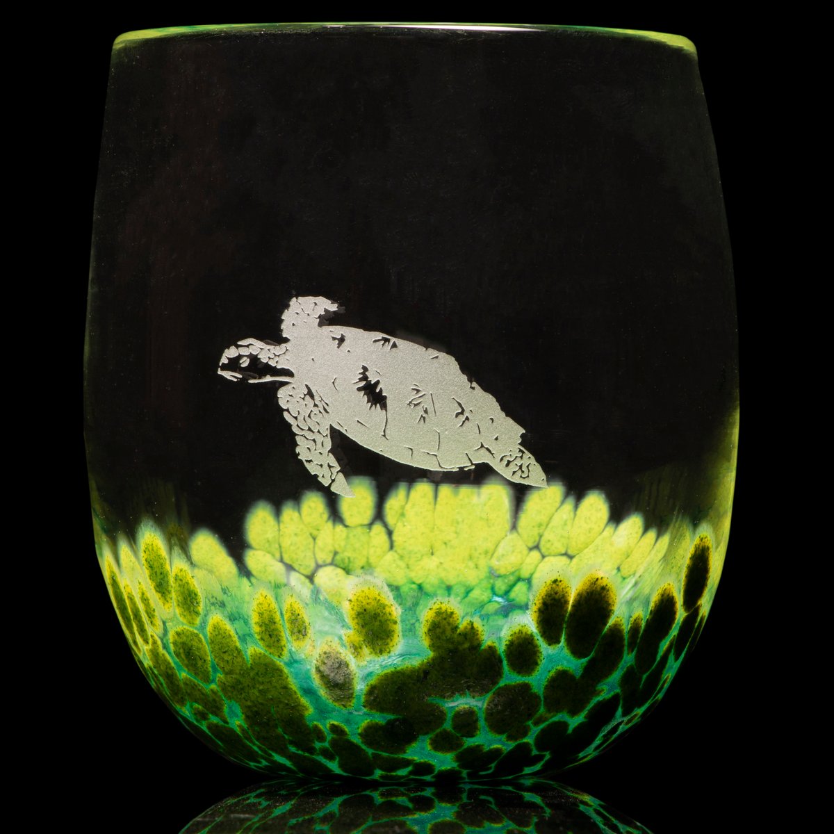 ANIMAL TOTEM GLASS: TURTLE | Gather Glass