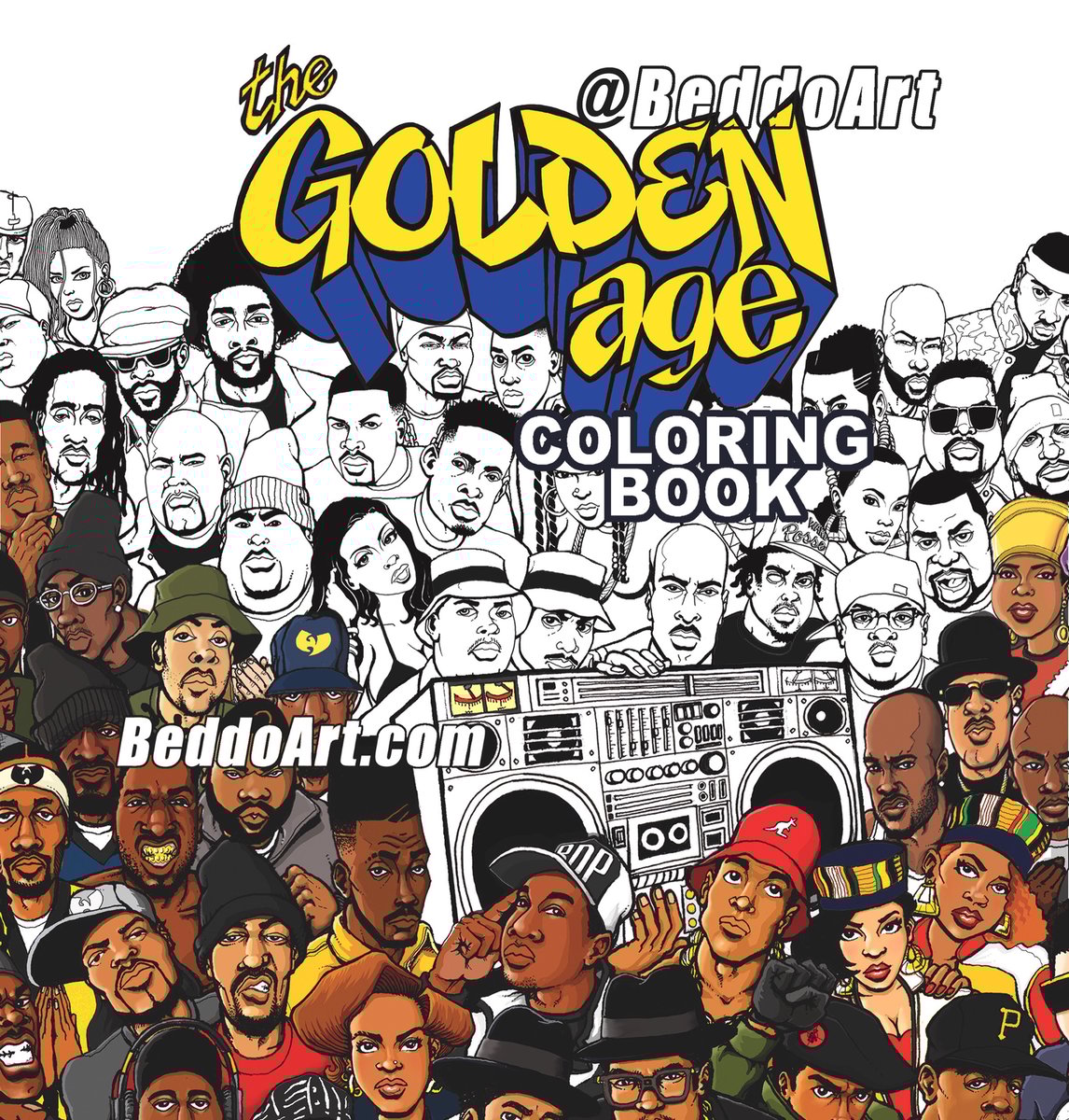The Golden Age Coloring Book; featuring the Artwork of Beddo | Beddo Art
