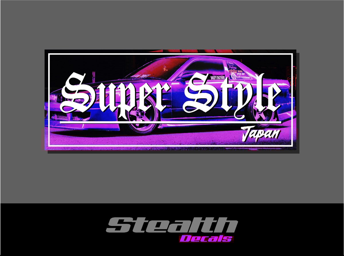 Super Style Drift Slap sticker | Stealth Decals
