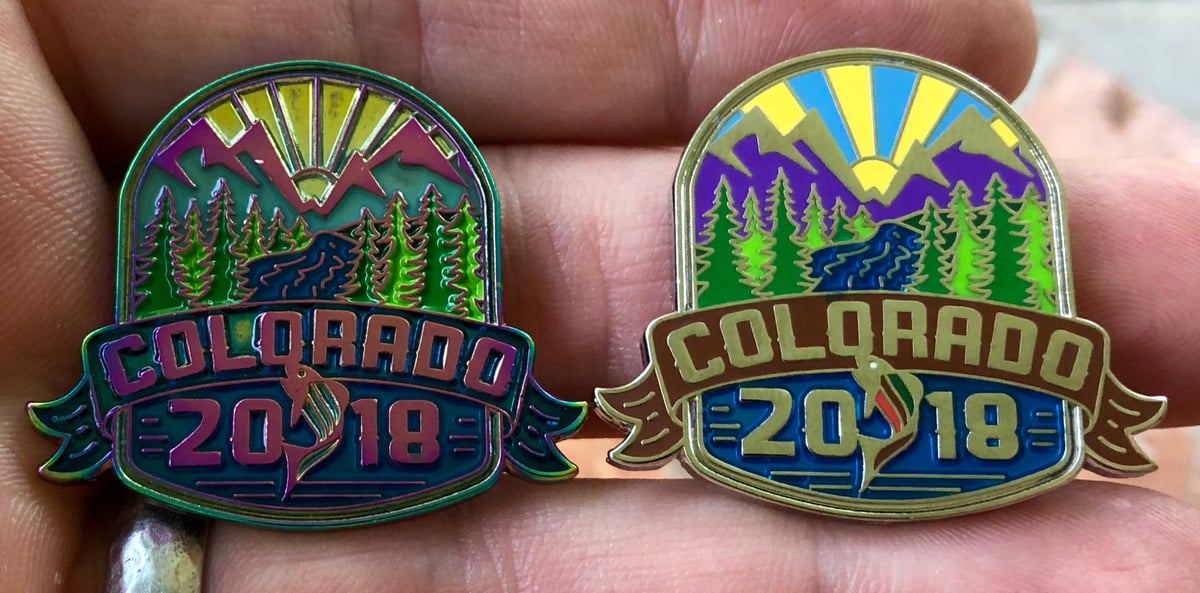 Colorado 2018 pins | Party Time Design