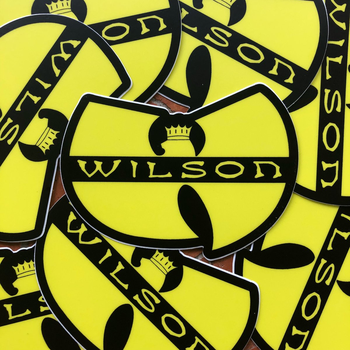 Wilson/Wu-Tang stickers | Party Time Design