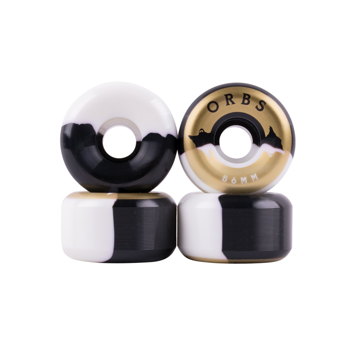 Specters Splits - 56mm - Black/White / Orbs Wheels