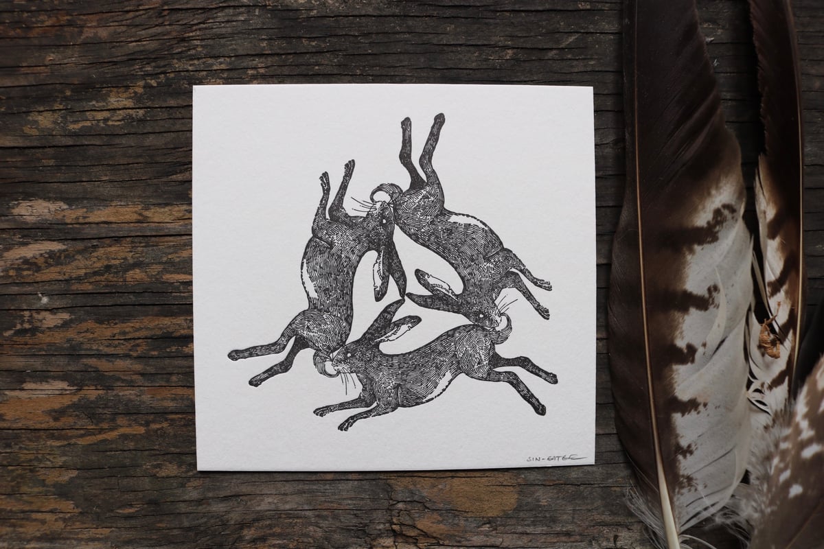 Three hares. (Artist proof copies) | Sin-Eater