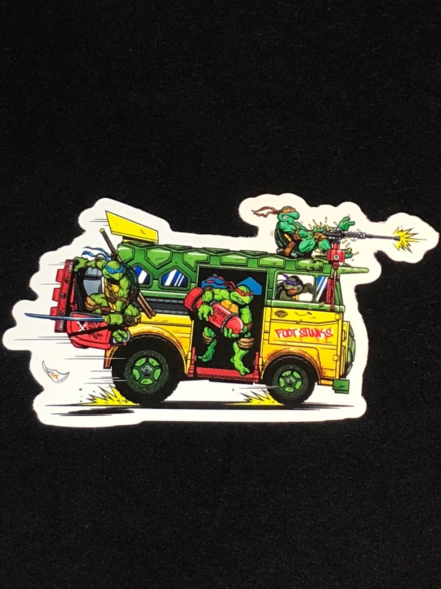 TMNT VAN Premium Vinyl Sticker | TMNT_WIZ