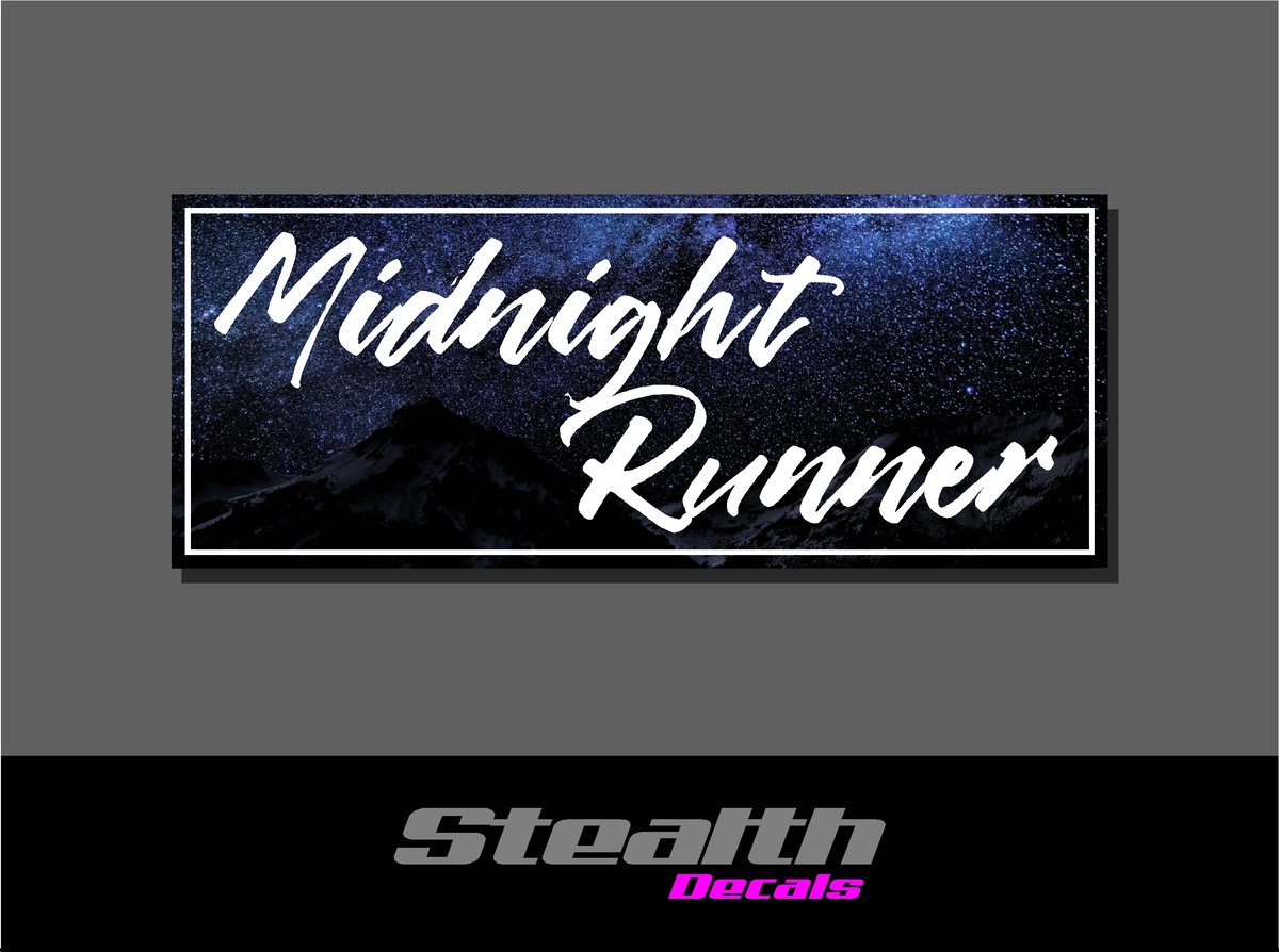 Midnight Runner Drift Slap sticker | Stealth Decals