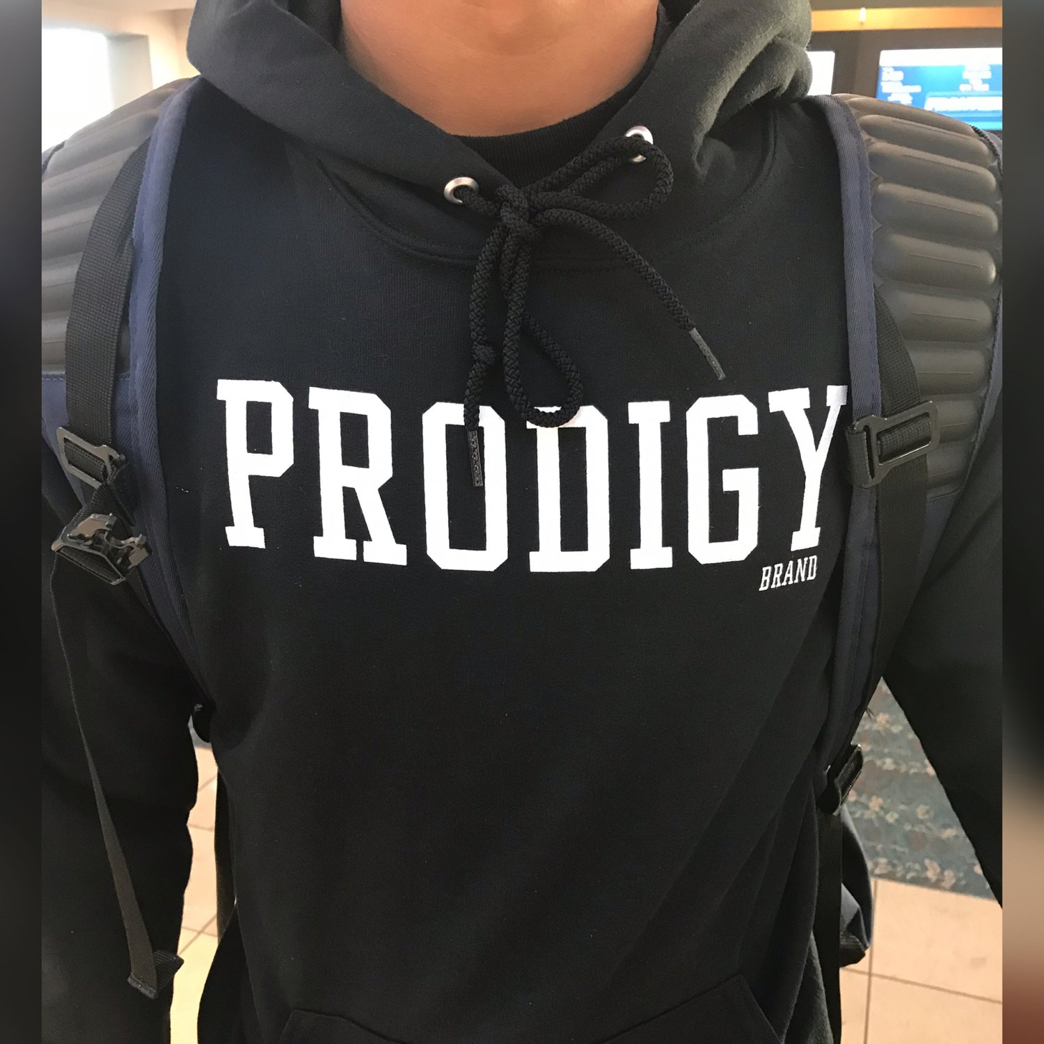 NEW Brand Prodigy BLACK BOLD HOODIE | BRAND PRODIGY