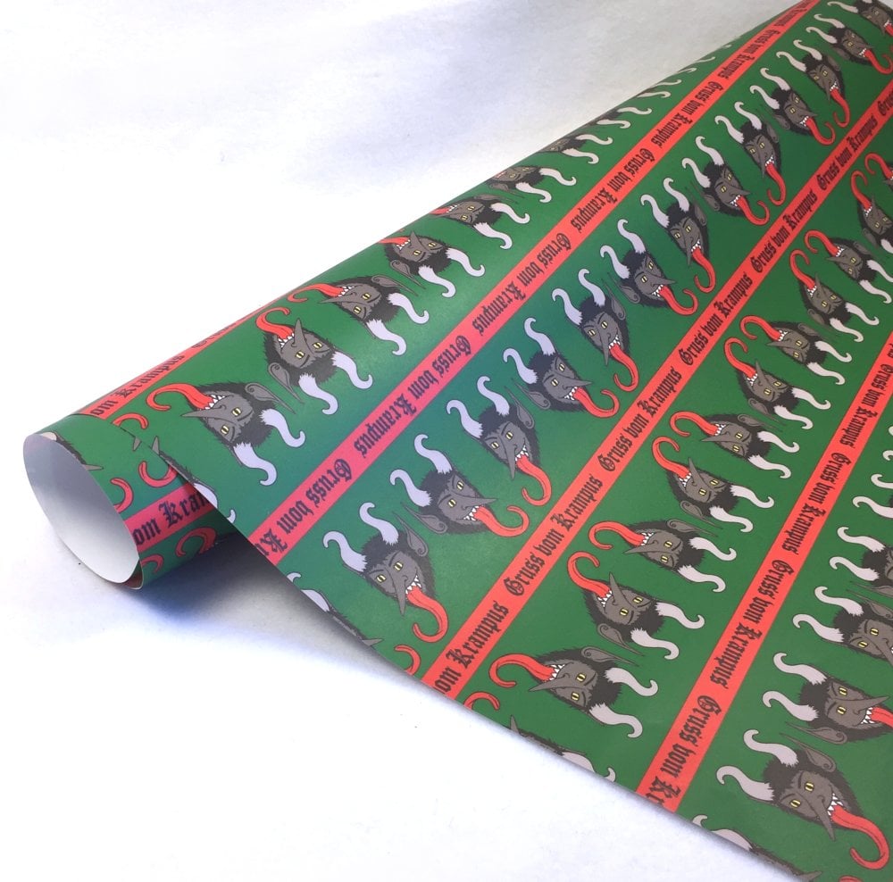 Silent Orchid Studio — Krampus Wrapping Paper
