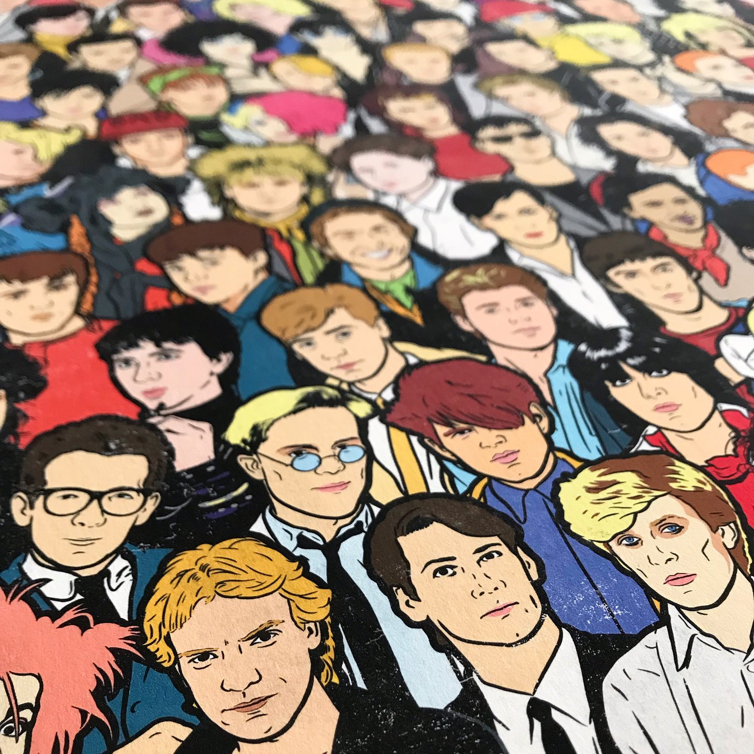 “Saturday Morning New Wave" Print – 16x16 | M. Lineham Art
