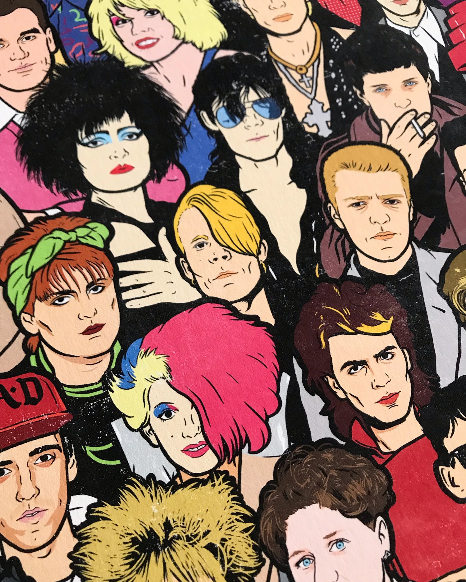 “Saturday Morning New Wave" Print – 16x16 | M. Lineham Art