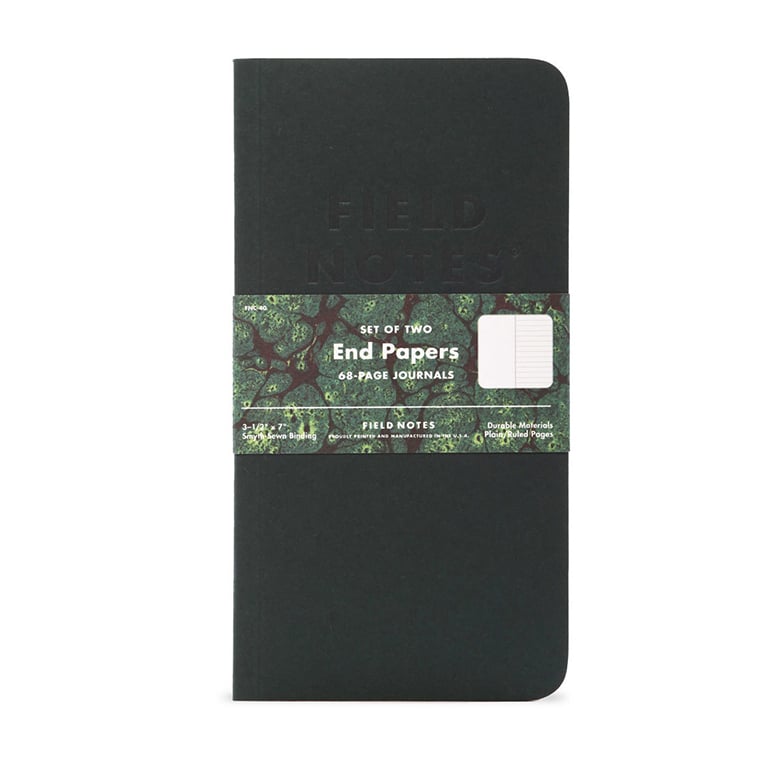 Field Notes End Papers Hedgerow General