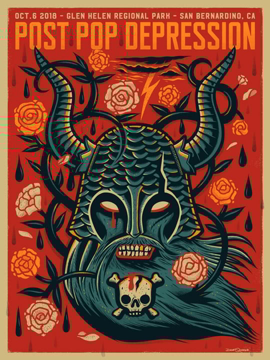 Post Pop Depression (Iggy Pop) - Poster | Dave Quiggle