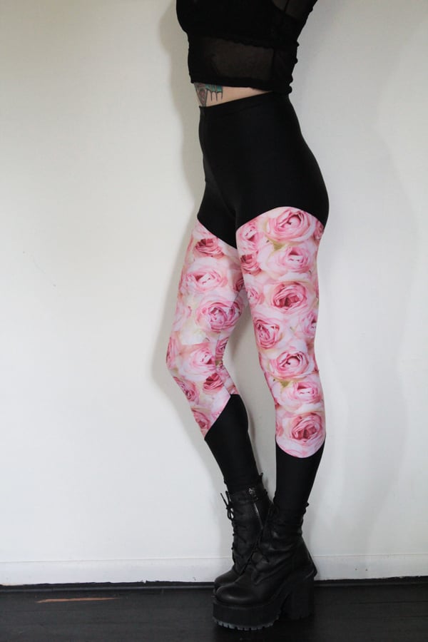 Pink Rose Leggings Sophireaptress