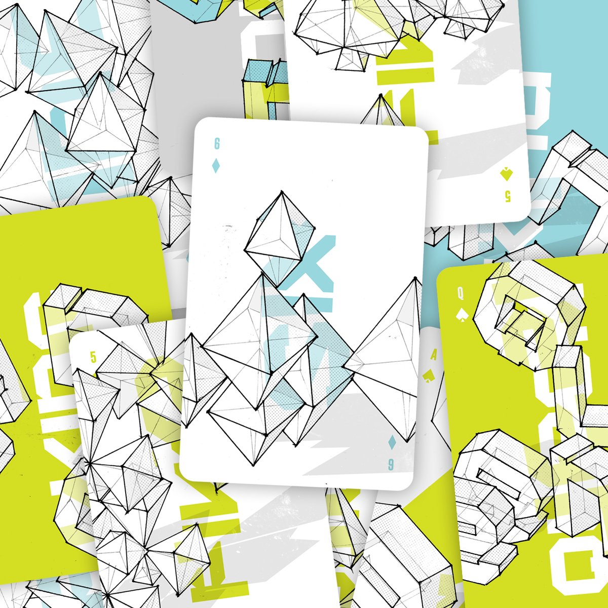 Geometric Playing Cards | Streeting Design