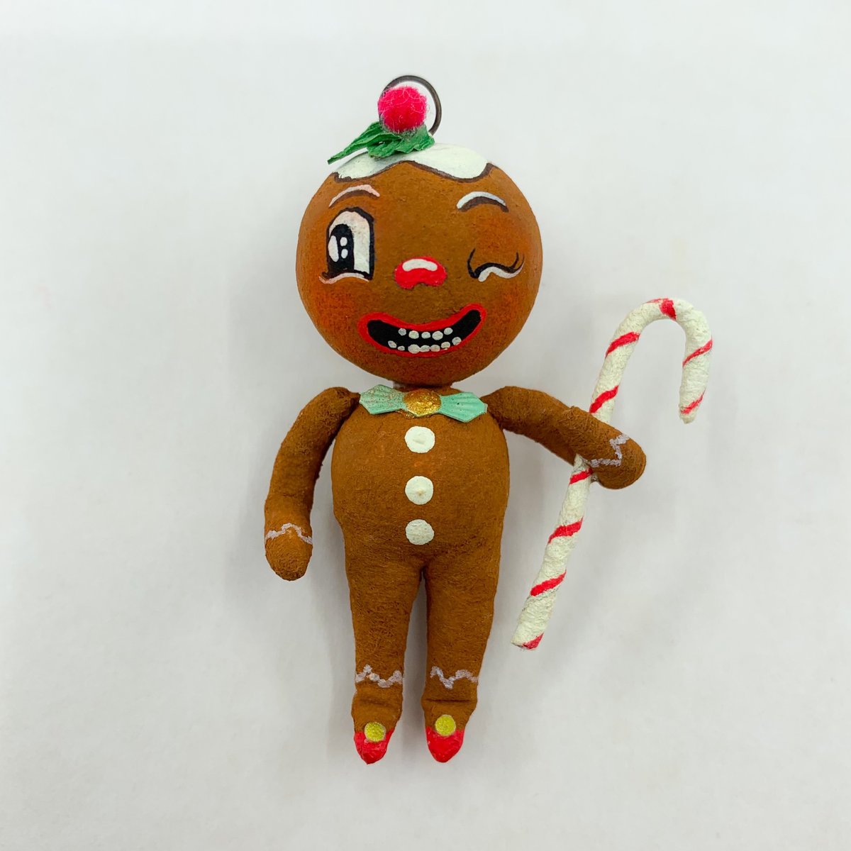 Christmas Pudding Guy 2 | Spun Cotton Ornament Co.