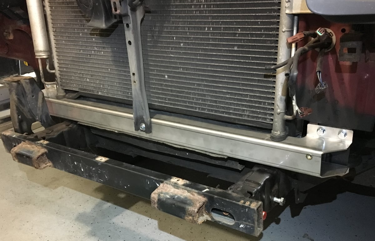 Nissan Xterra and Frontier Stainless Lower Tie Bar / Radiator Support ...