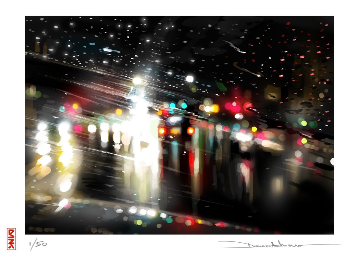 Dan Kitchener — 'Street Lights' Pittsburgh - Limited edition print