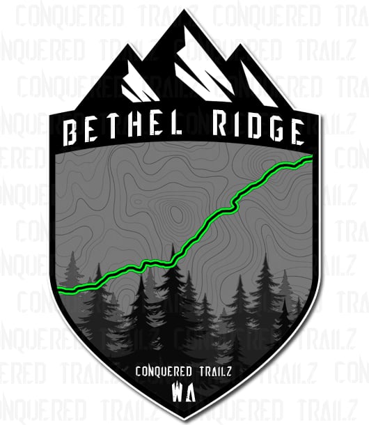 "Bethel Ridge" Trail Badge / Conquered Trailz