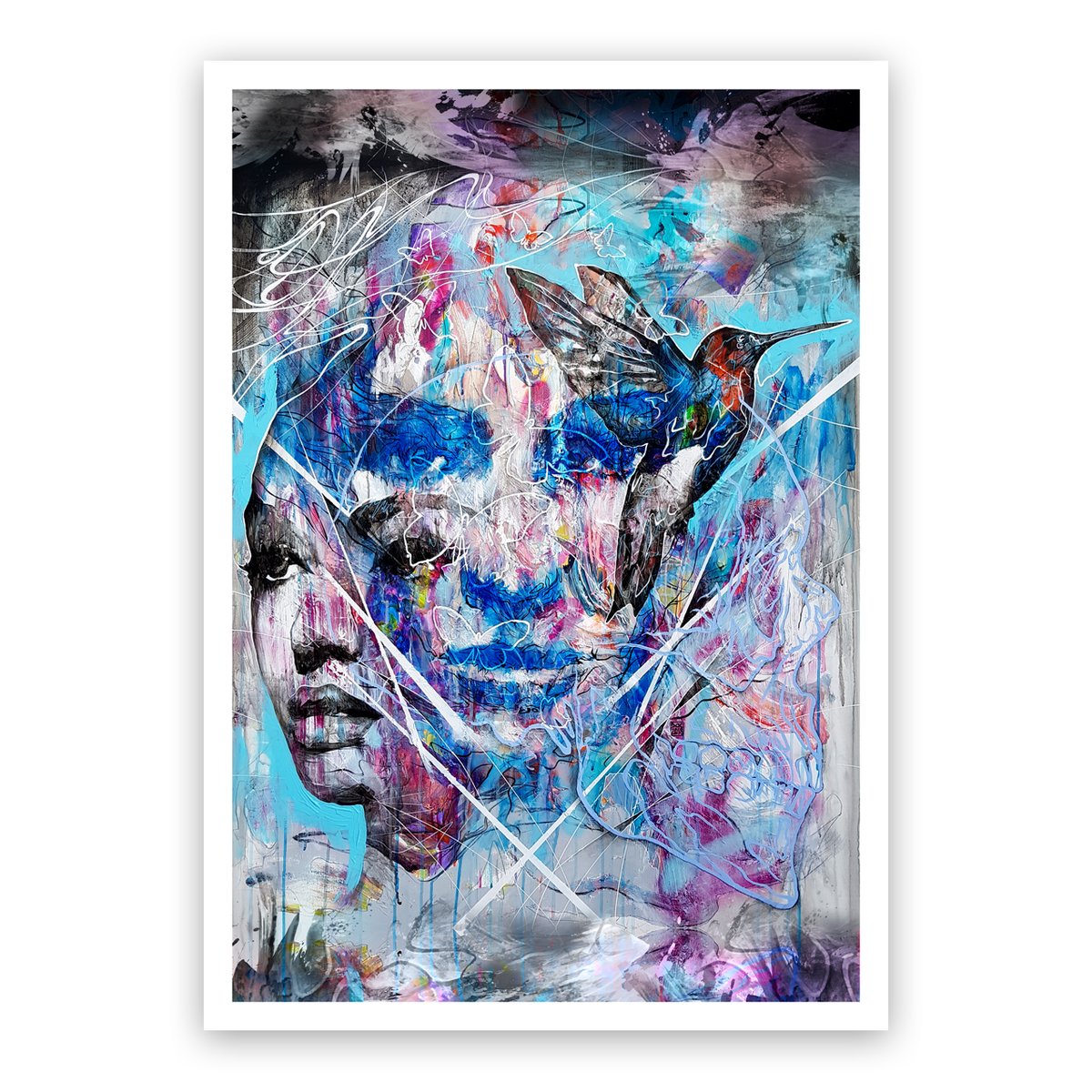 The Brave Face - OPEN EDITION PRINT - FREE WORLDWIDE SHIPPING / DOC ART