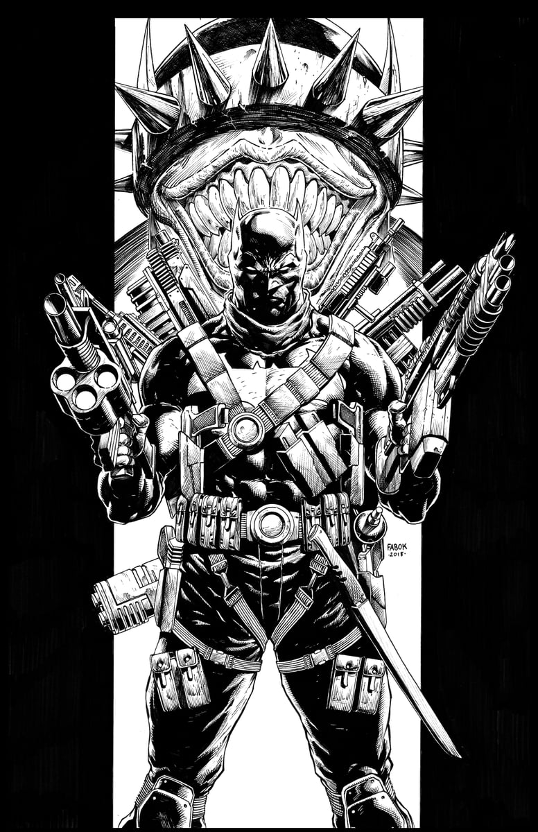 Batman Who Laughs #1 Variant Cover | Jason Fabok