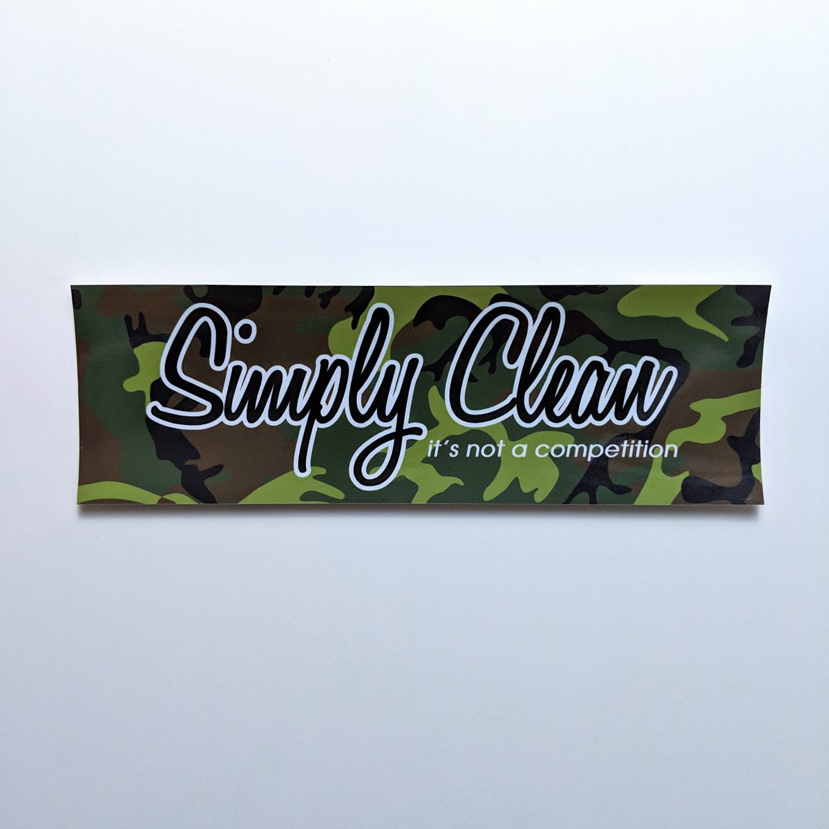 Simply Clean Box Logo Sticker... Camo | Simply Clean