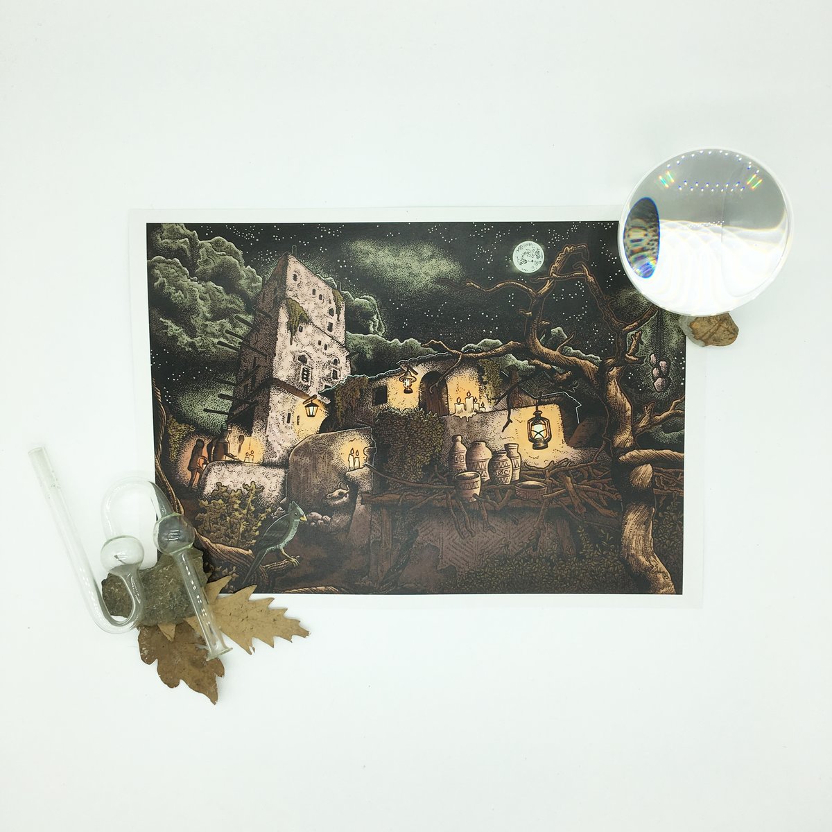 Cryptogram Art Print | The Outskirts | Cryptogram Puzzle Post