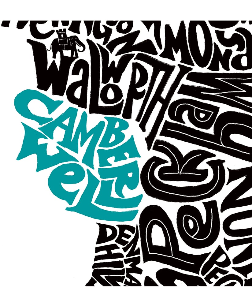 London Borough of Southwark - Districts Type Map | Me On The Map