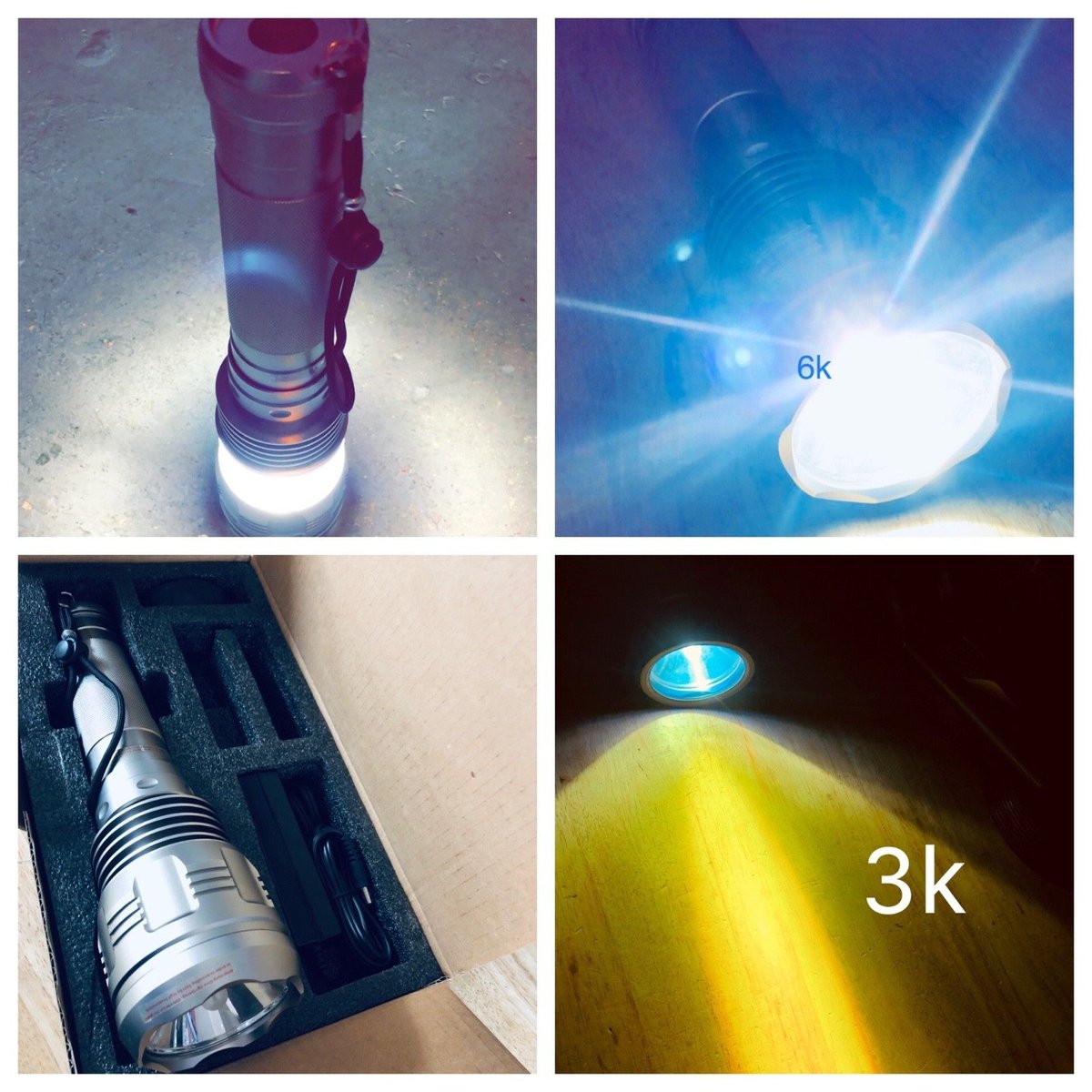 Premium Hid Light 85w 8500 Lumens Rechargeable Battery HID Flashlight ...