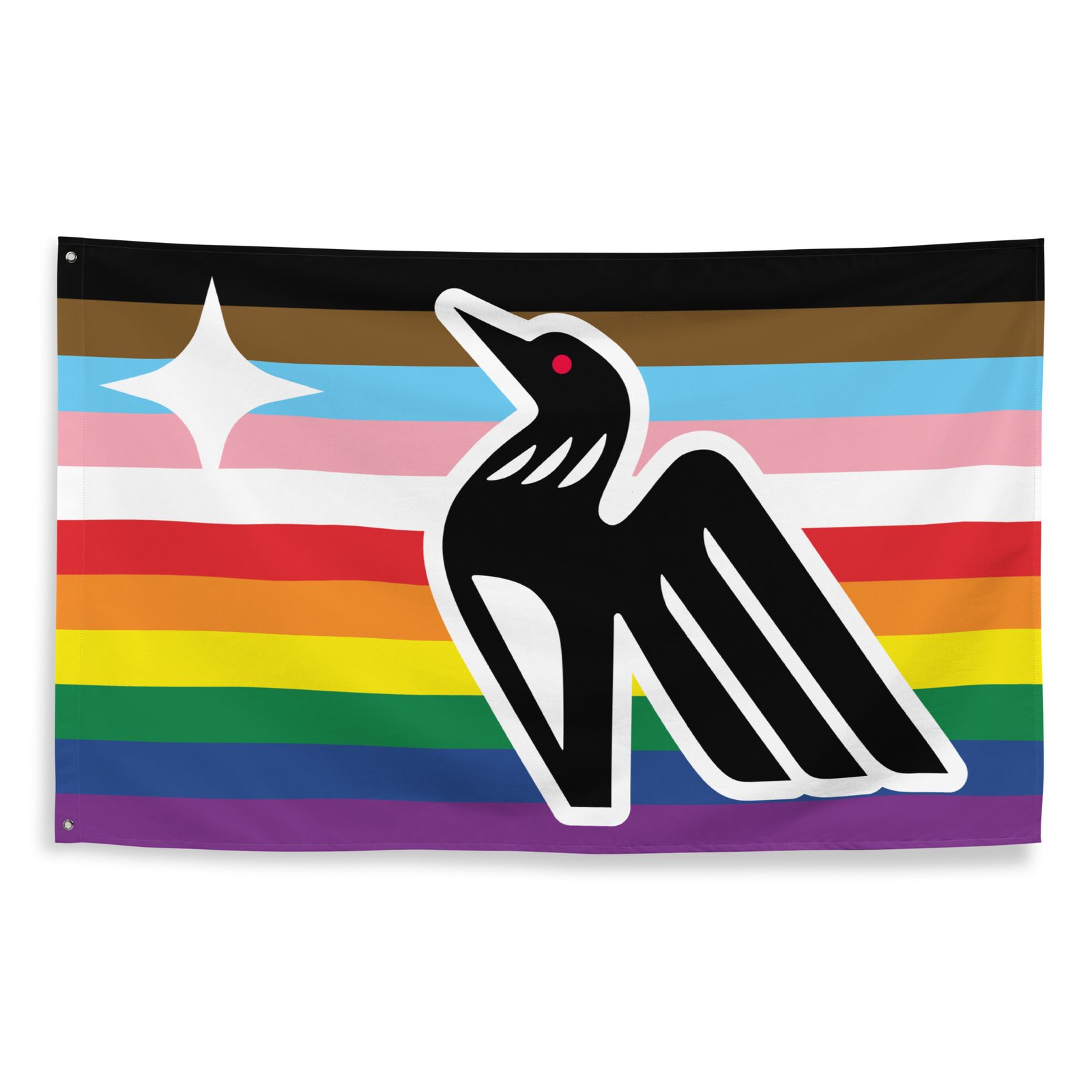 Minnesota Loon Pride Flag (11 Stripe Extended) | Minnesota Mercantile