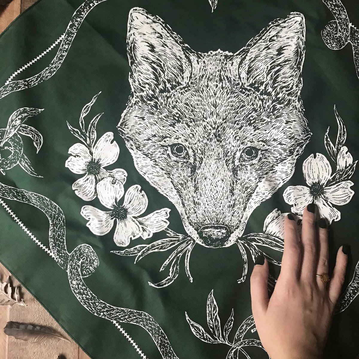 Fox Bandana Jessica Roux