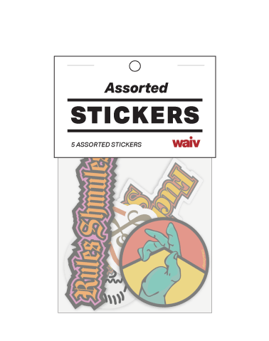 Assorted Sticker Pack | WAIV DESIGN'S shop of neat stuff
