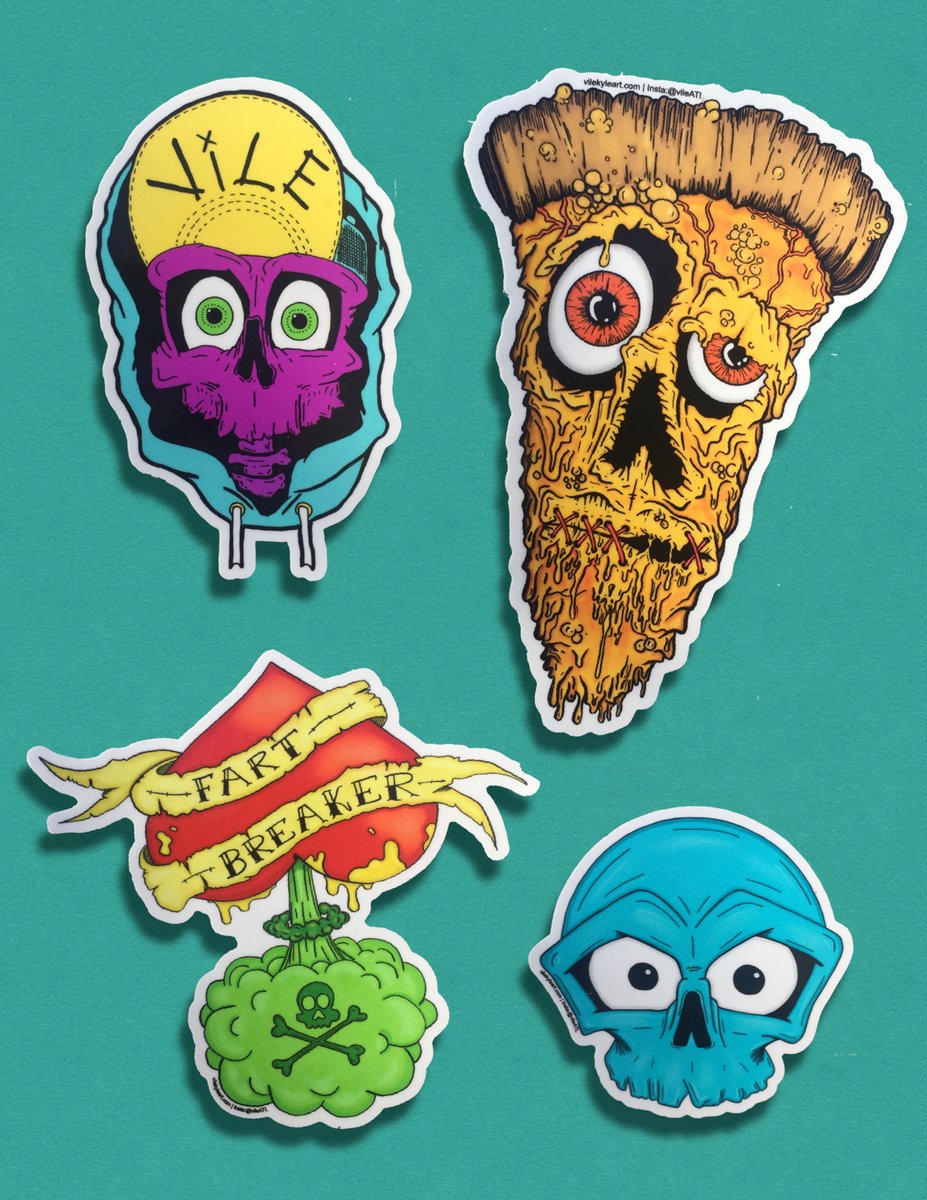 STICKER PACK | Art by VILE KYLE