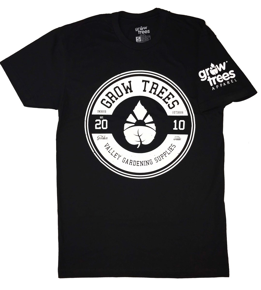 Grow Trees "Circle" Black T-shirt / Grow Trees Apparel