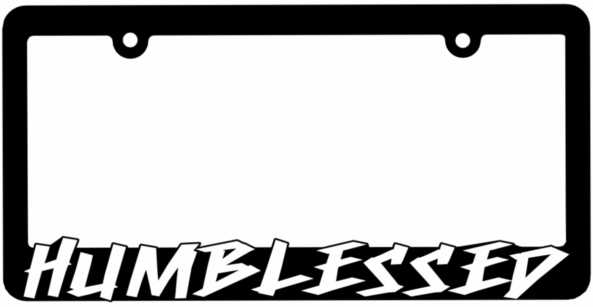 HB License Plate Frame | humblessed