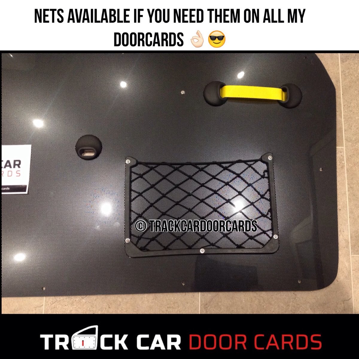 1 x Door Net Fitted | Custom Made Door Cards & Panels - Track Car Door ...