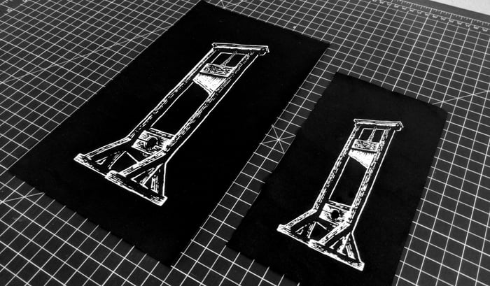 Guillotine Patch/ Backpatch | Oakthorn Studios