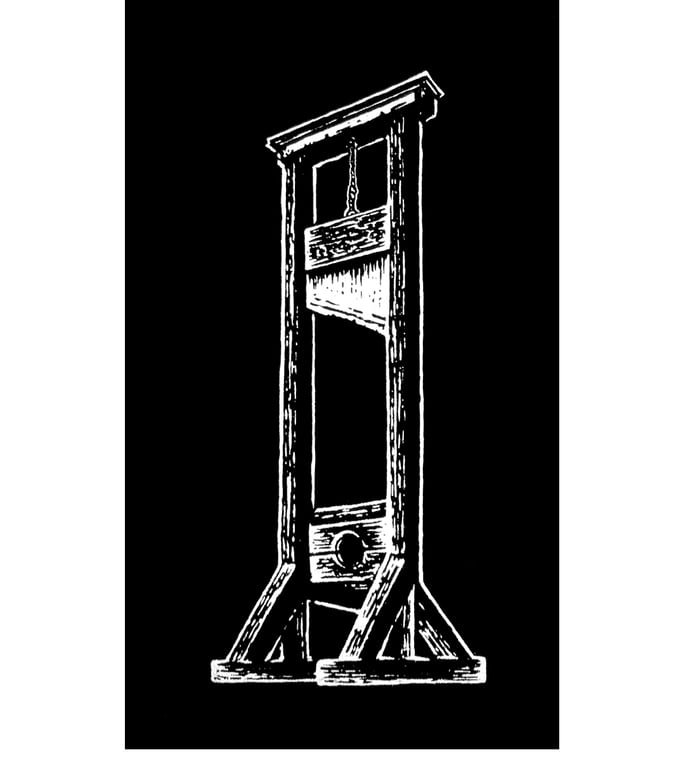 Guillotine Patch/ Backpatch | Oakthorn Studios