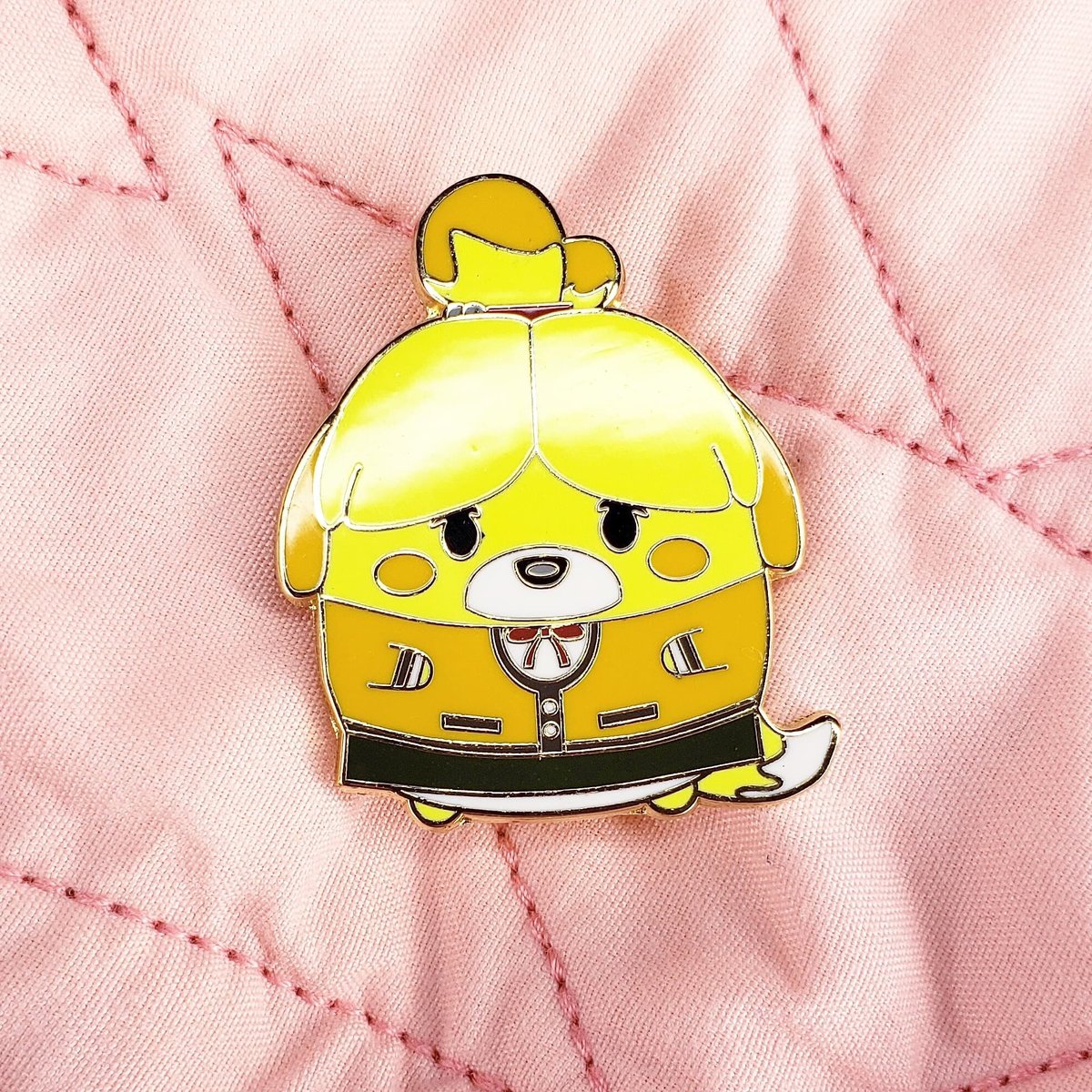 Plushie Isabelle Enamel Pin | Karisa's Chibi Based Products