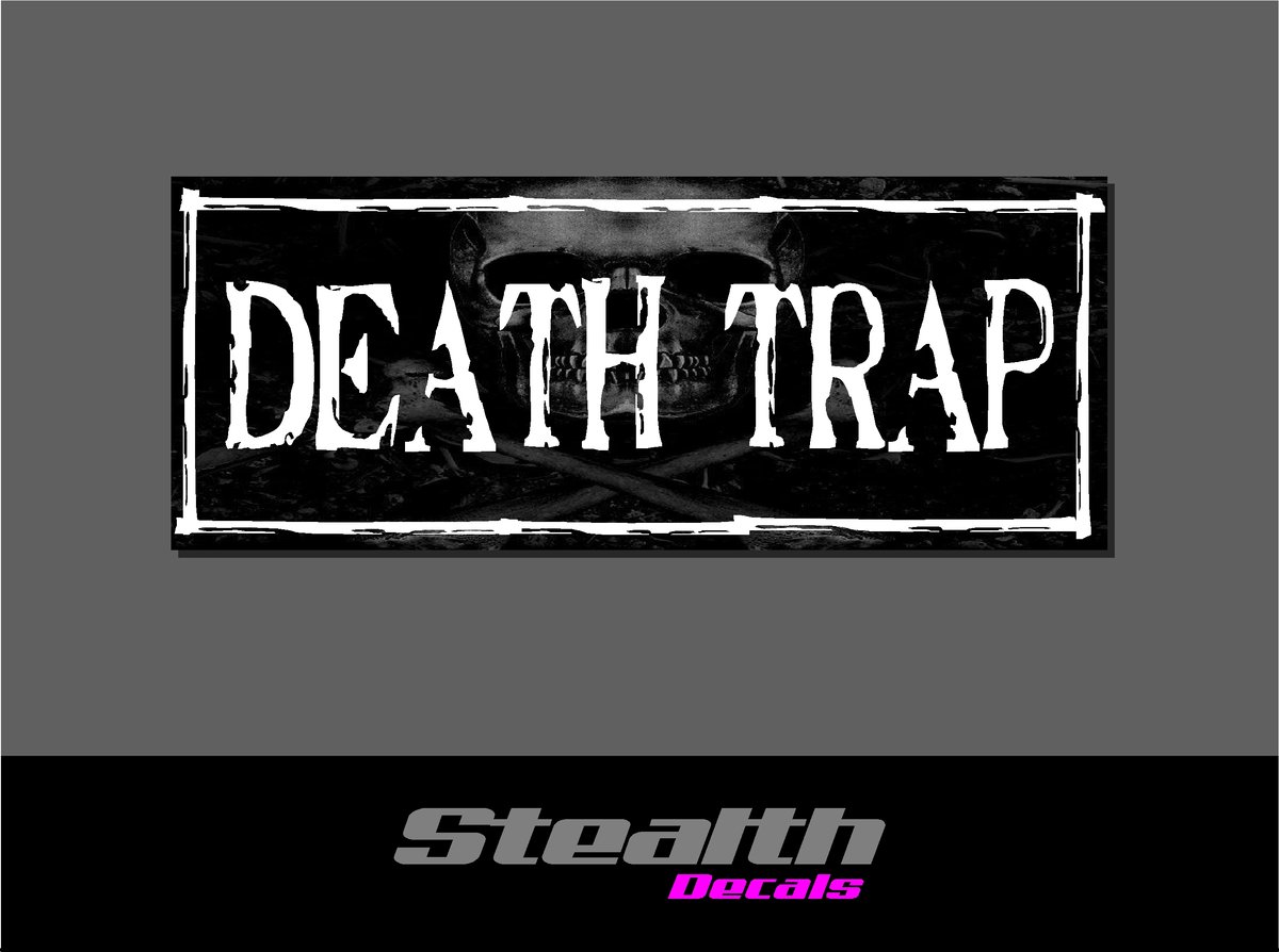Death Trap Drift Slap sticker | Stealth Decals