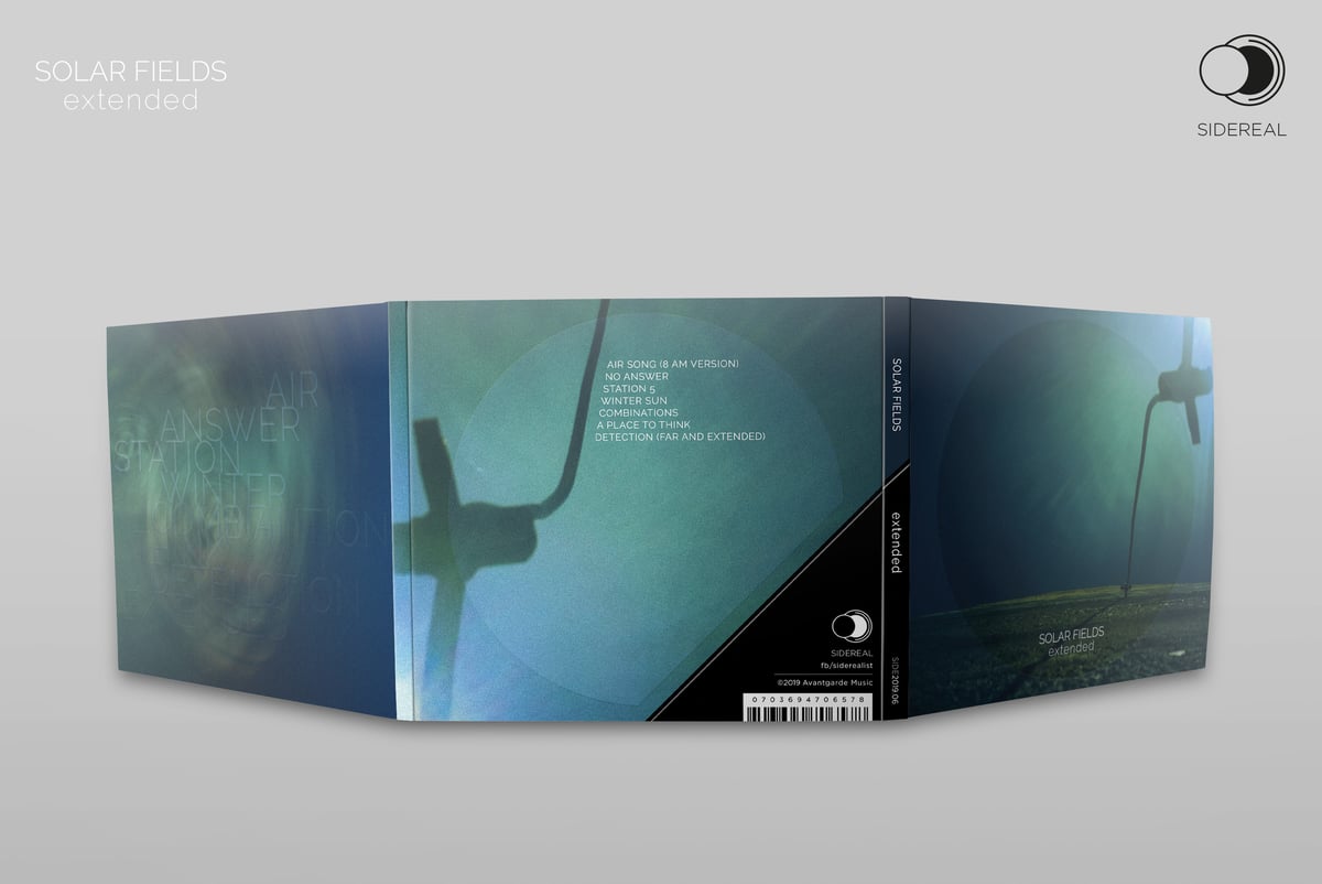 Solar Fields 'Extended' digipack CD | sidereal