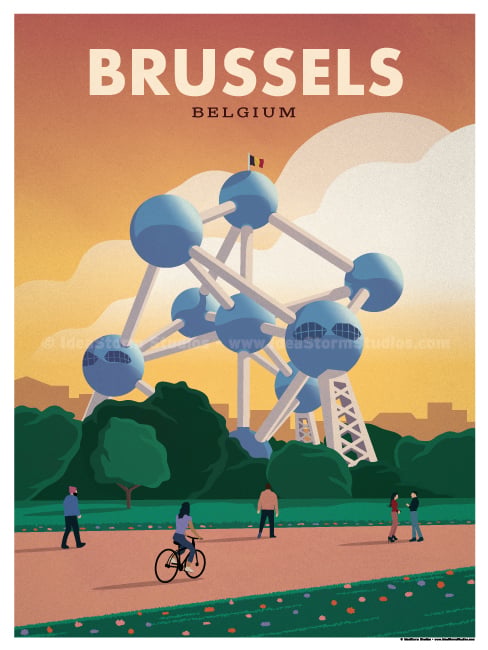 IdeaStorm Studio Store — Travel Posters - European Capitals