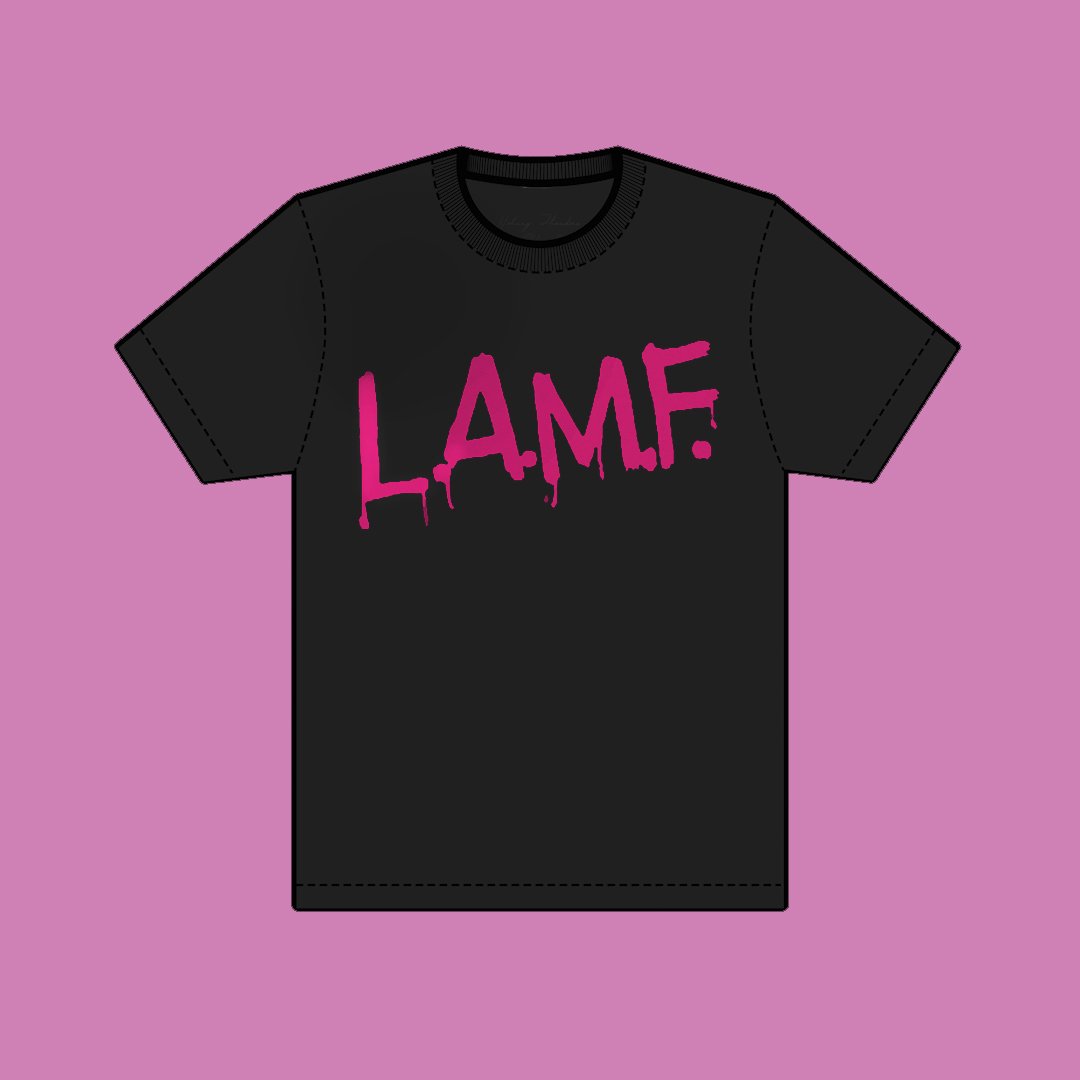 LAMF logo black T-shirt | JohnnyThundersOfficial