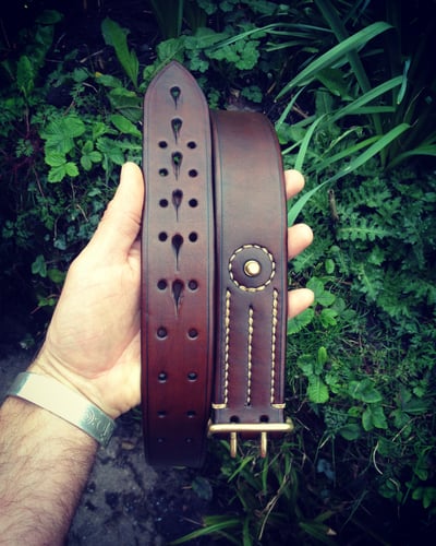 The 'Punjab' Belt | Hawkmoth Leather Co - Handmade artisan luxury ...