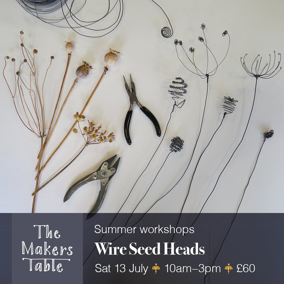 The Makers Table — Wire Seed Heads Workshop